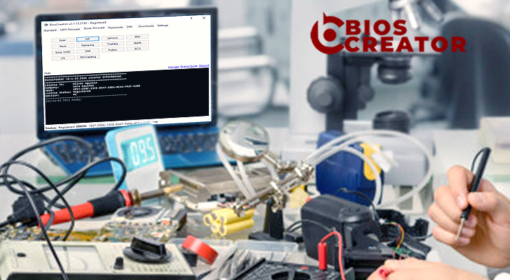 BiosCreator - An army swizzknife of Laptop Repair Technicians