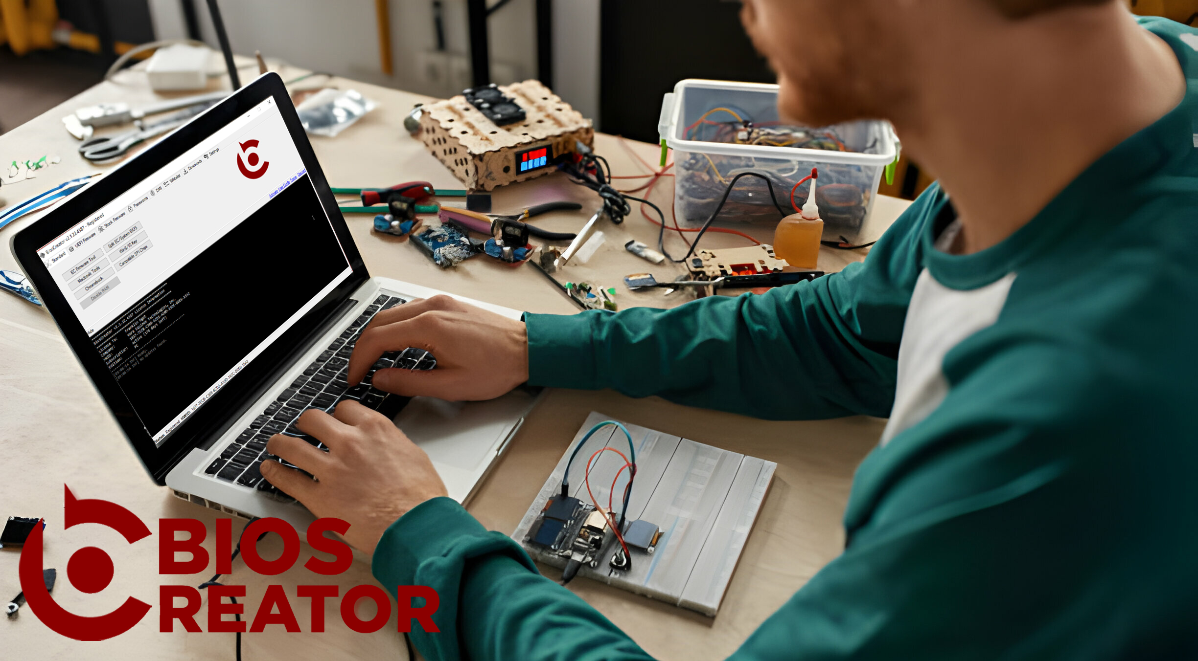 BiosCreator - An army swizzknife of Laptop Repair Technicians