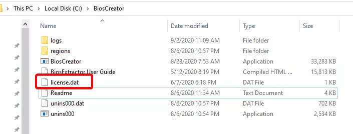 Registration | BiosCreator User Guide v2.0.34